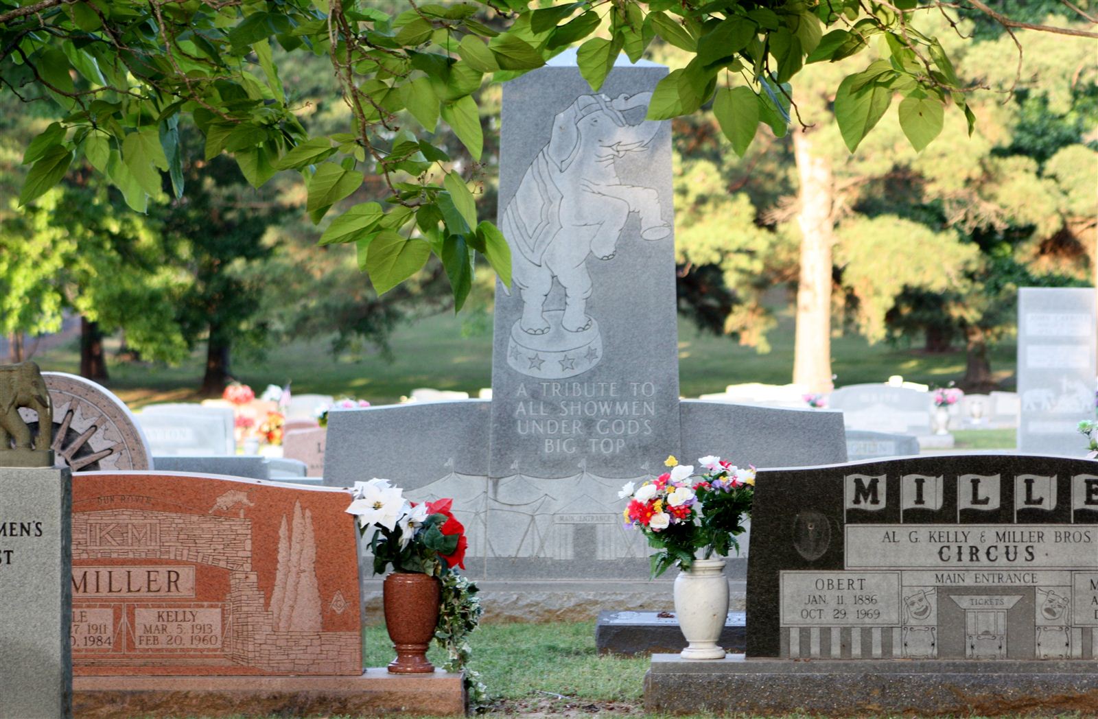 Locations Hub - Mount Olivet Cemetery - Circus Cemetery - Showman's Rest